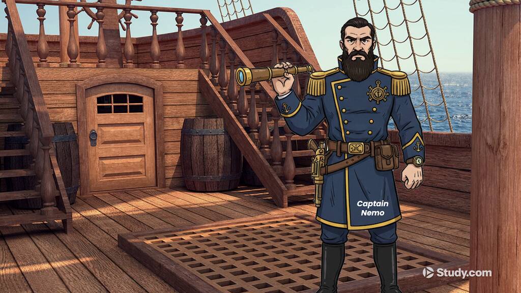 Captain Nemo in 20,000 Leagues Under the Sea By Jules Verne - Video ...