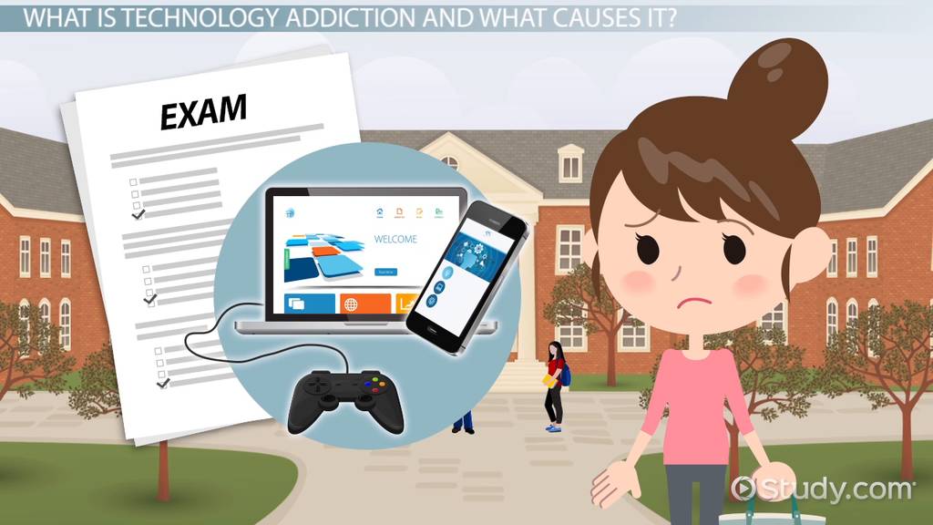 What Is Technology Addiction Definition Signs Video Lesson