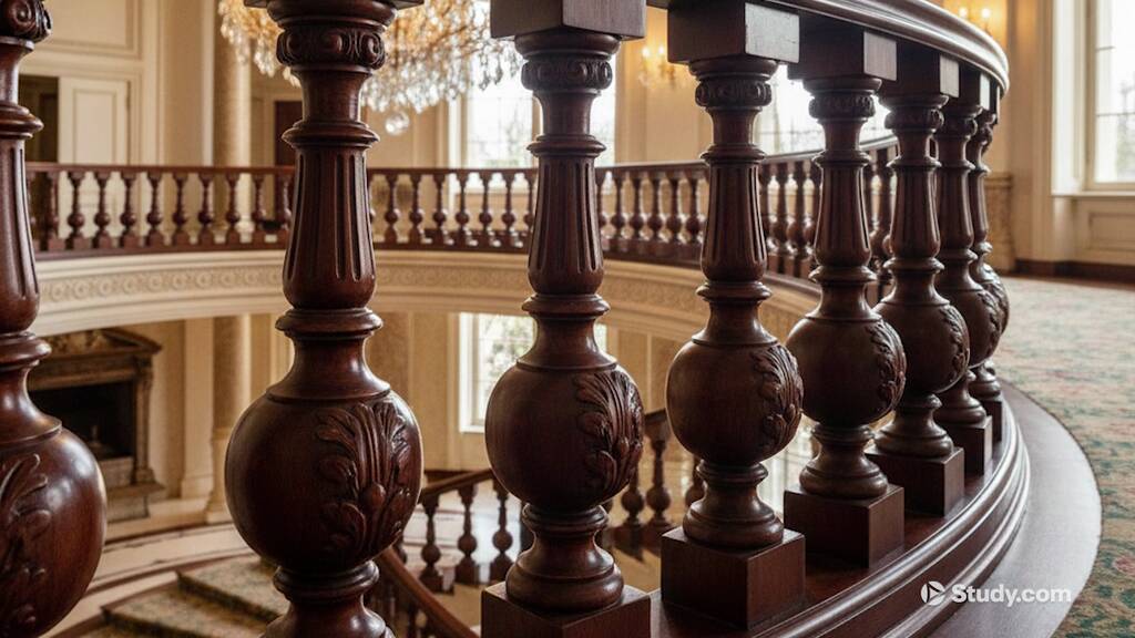 Balustrade | Definition, History & Examples - Lesson | Study.com