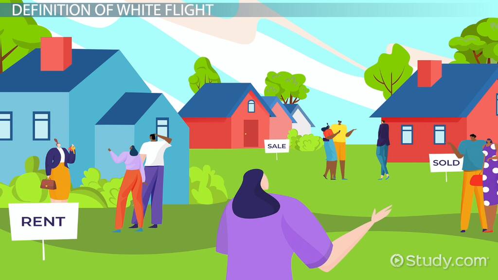 White Flight | Definition, History & Causes - Lesson | Study.com