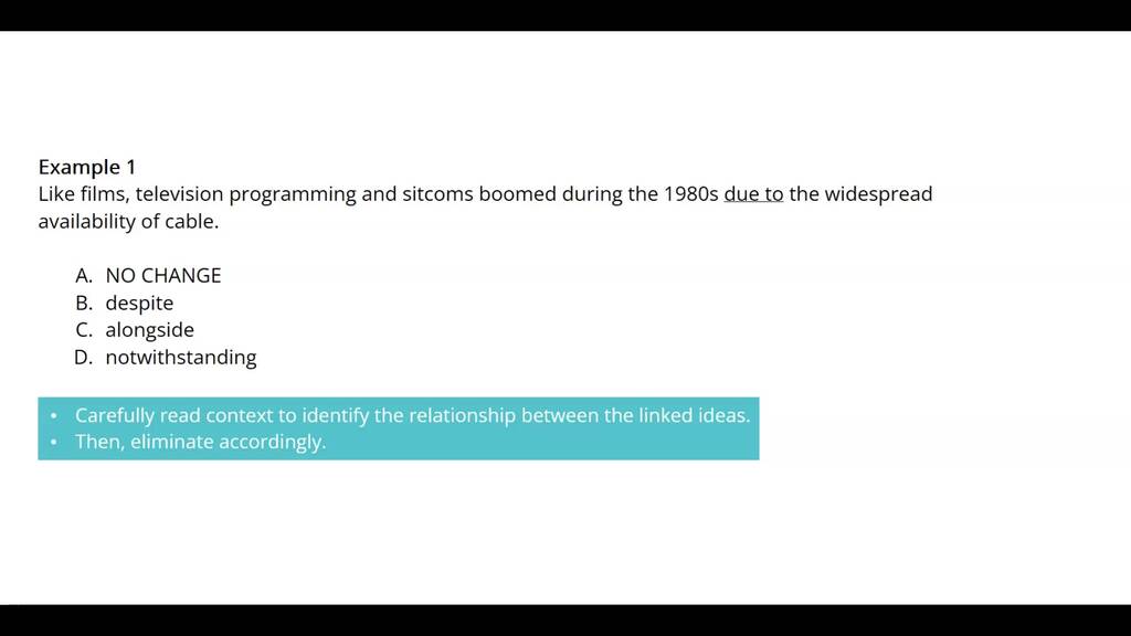 Cause and Effect Transitions | Study.com ACT& English Test Prep ...