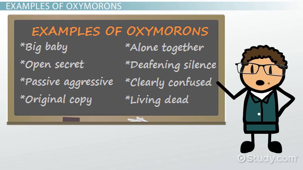 Oxymoron Lesson For Kids Definition Examples Video Lesson Oxymoron Lesson For Kids Definition Examples Video Lesson