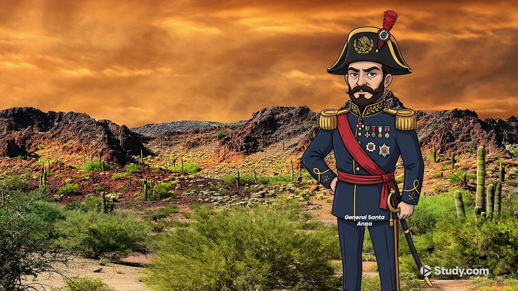 General Santa Anna of Mexico | Biography & Death - Video | Study.com