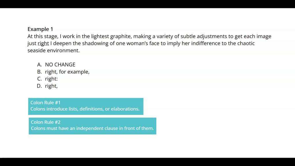 Colons | Study.com ACT& English Test Prep - Lesson | Study.com