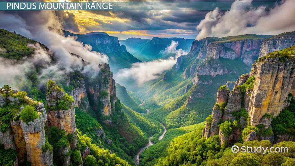 Greek Mountain Ranges | Names, Facts & Highest Peak - Video | Study.com