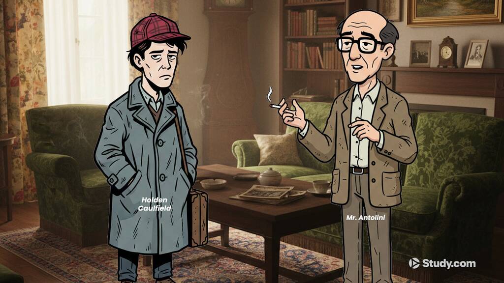 Mr. Antolini in The Catcher in the Rye | Traits & Relationship - Lesson ...