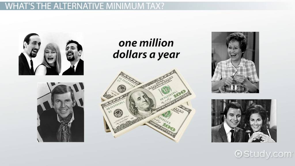 Alternative Minimum Tax: Definition & Example - Lesson | Study.com