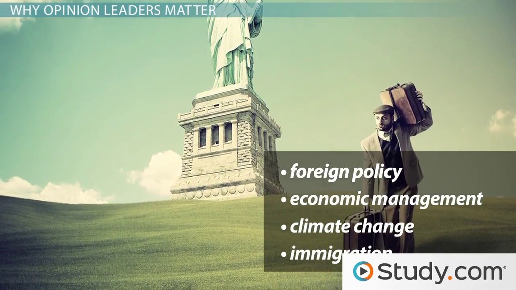 Opinion Leaders: Who Are They & Why Do They Matter? - Lesson | Study.com