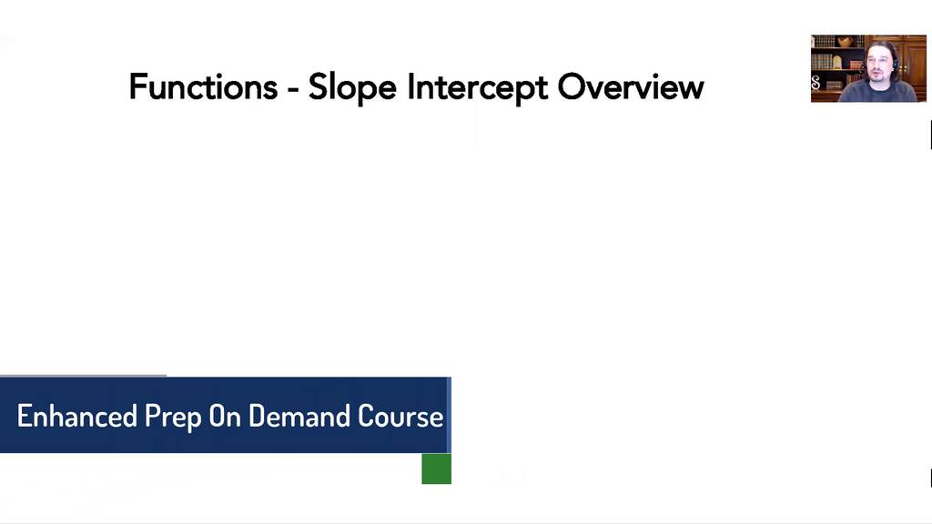 Functions Slope Intercept Study Sat Math Exam Prep Lesson