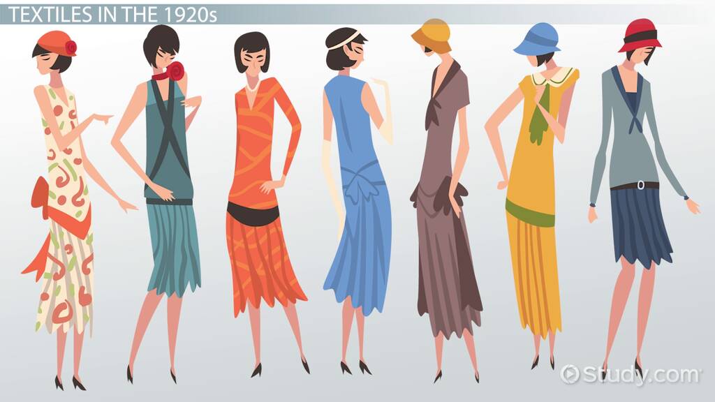 1920s Fabrics & Textiles | Overview, History & Examples - Video | Study.com