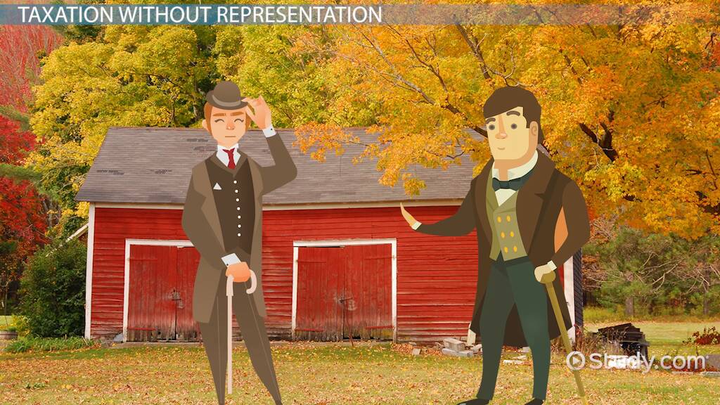 Taxation without Representation Lesson for Kids - Lesson | Study.com