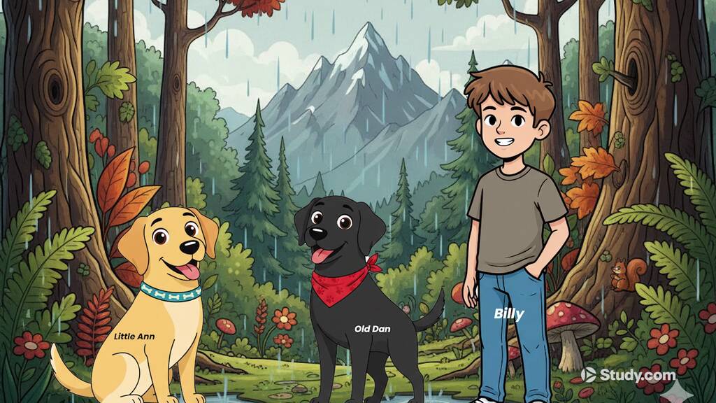 Dogs in Where the Red Fern Grows by W. Rawls | Summary & Themes ...