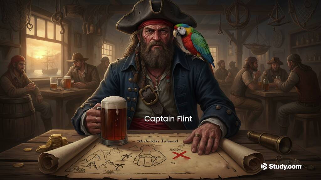 Captain Flint in Treasure Island | Quotes & Importance - Lesson | Study.com