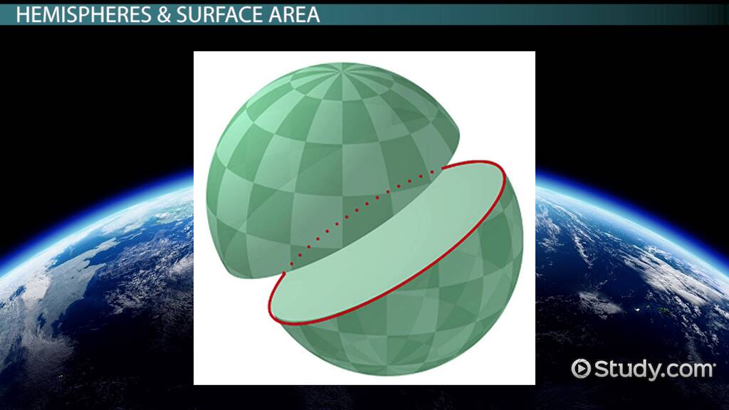 Surface Area of a Hemisphere | Overview & Formula - Lesson | Study.com