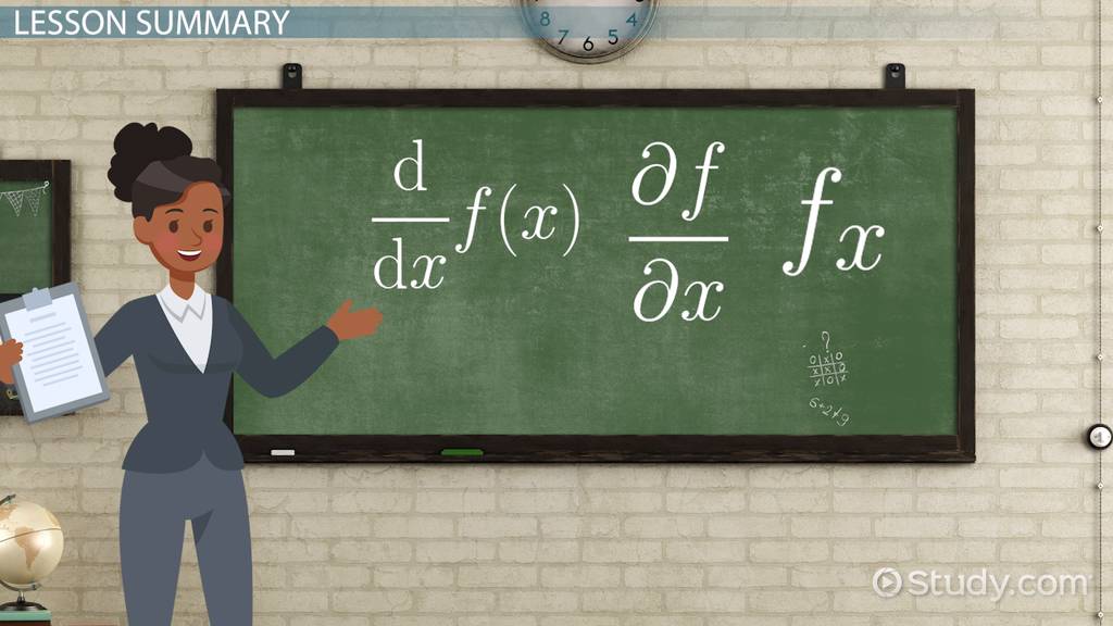 Solving Partial Derivative Equations - Lesson | Study.com