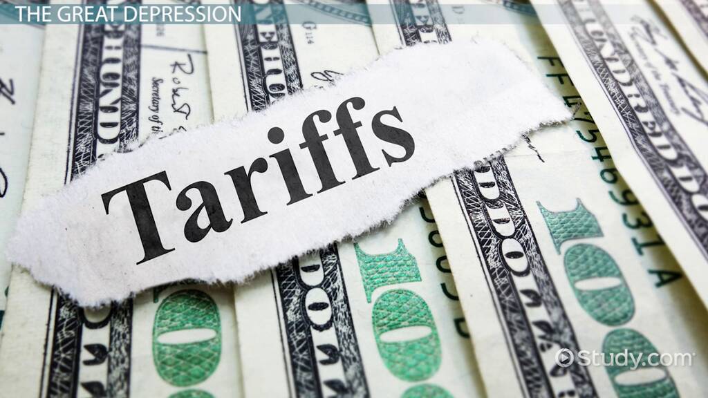 Hawley-Smoot Tariff | Definition & History - Lesson | Study.com
