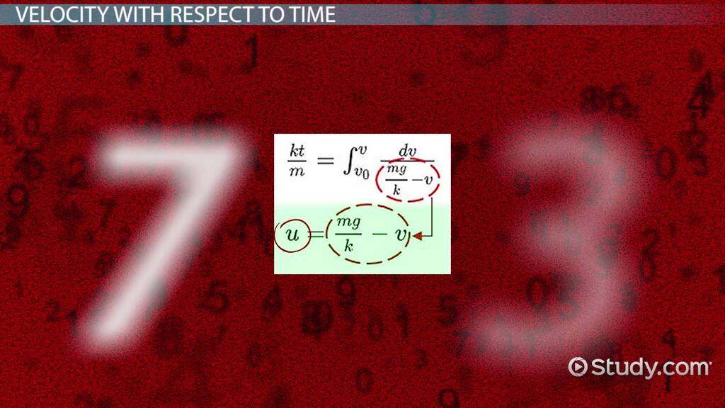 Deriving Vertical Motion Equations with Air Resistance - Lesson | Study.com
