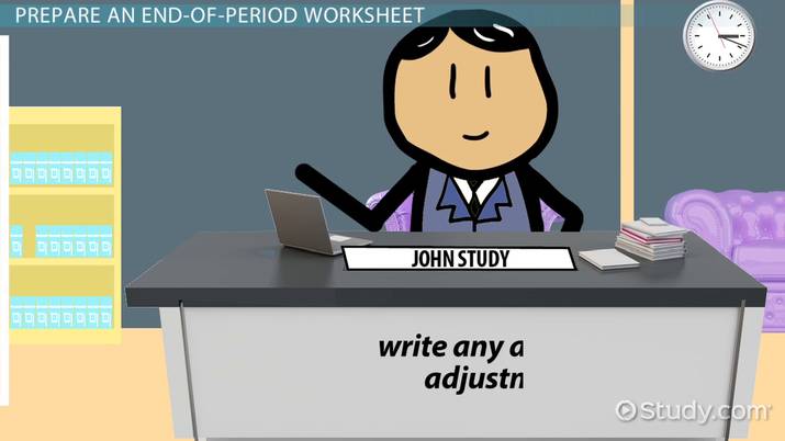 End-of-Period Worksheet: Definition & Example - Lesson | Study.com