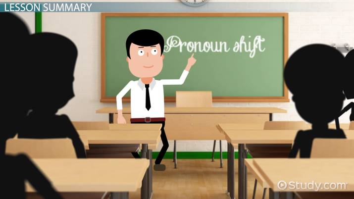 Pronoun Shift Types, Examples & Prevention - Video | Study.com