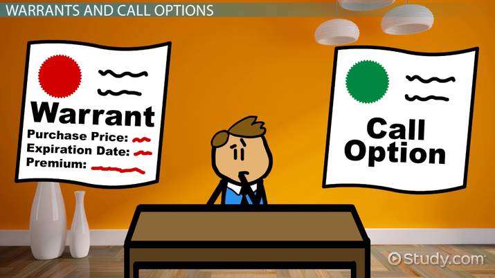 Comparing Warrants vs. Call Options in Corporate Securities - Lesson ...