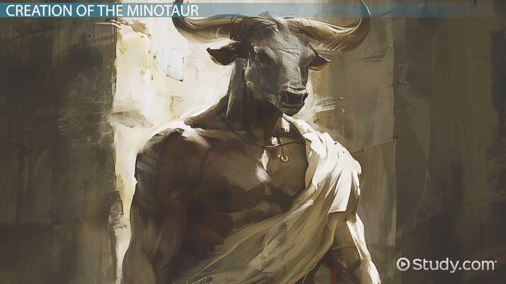 Minotaur from Greek Mythology | Story, Origins & Significance - Lesson ...
