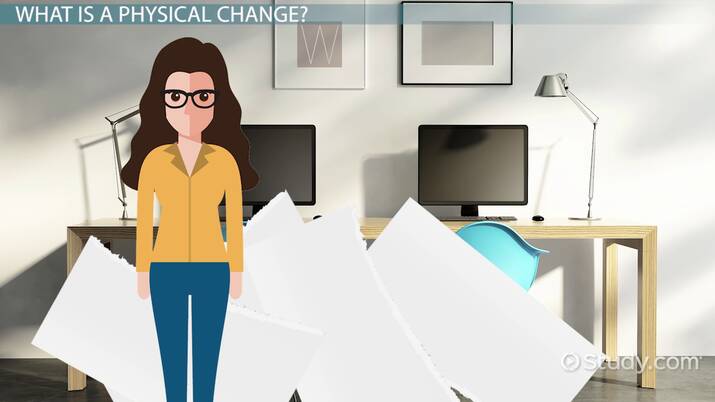 Chemical vs. Physical Change | Overviews, Difference & Examples - Video ...