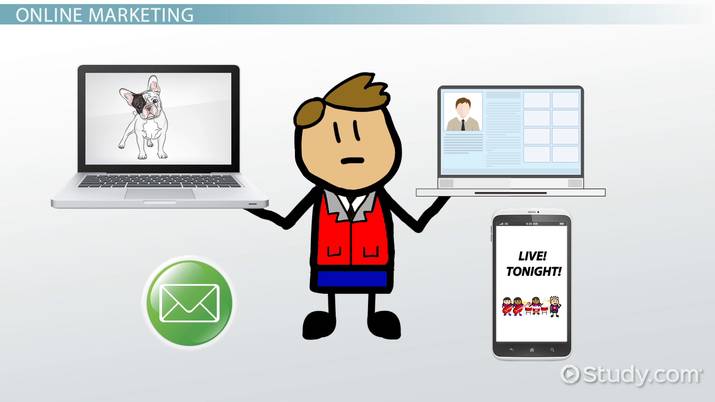 What is Online Marketing? - Definition & Benefits Over Print - Lesson ...