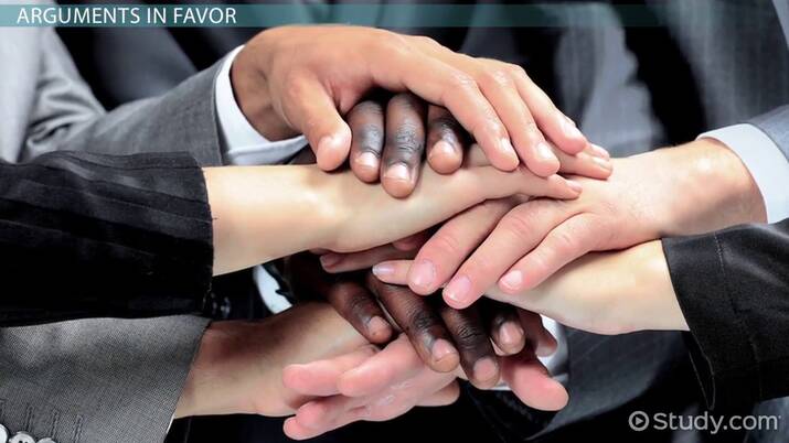 Affirmative Action in the Workplace: Pros, Cons & Examples - Lesson ...