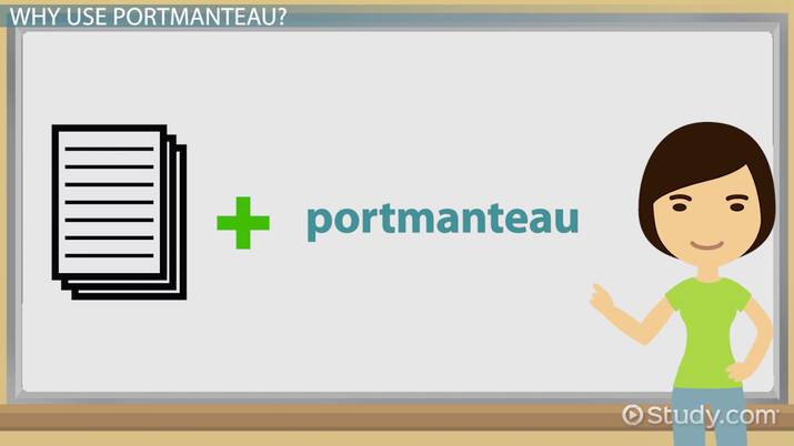 Portmanteau Words | Definition, Characteristics & Examples - Video ...