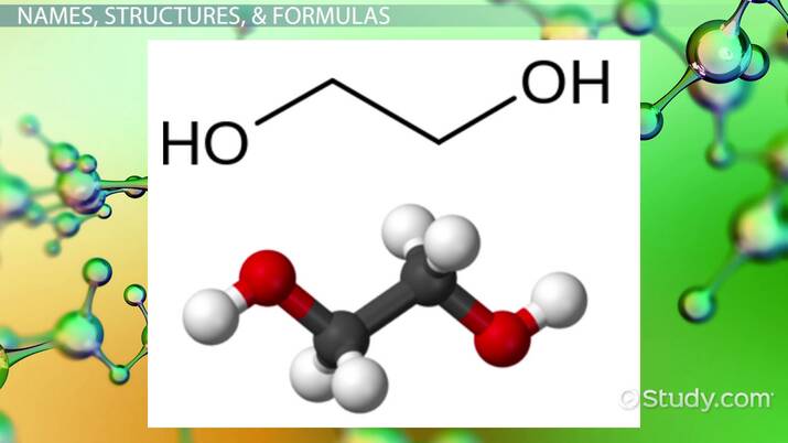 Ethylene Glycol Formula, Structure & Uses - Video | Study.com