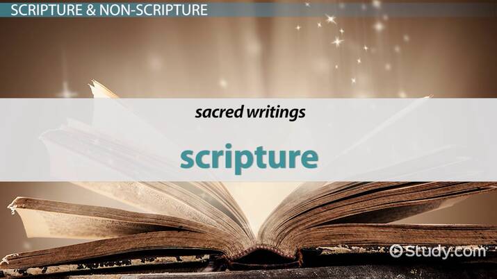 Religious Texts Purpose, Types & Examples - Lesson | Study.com