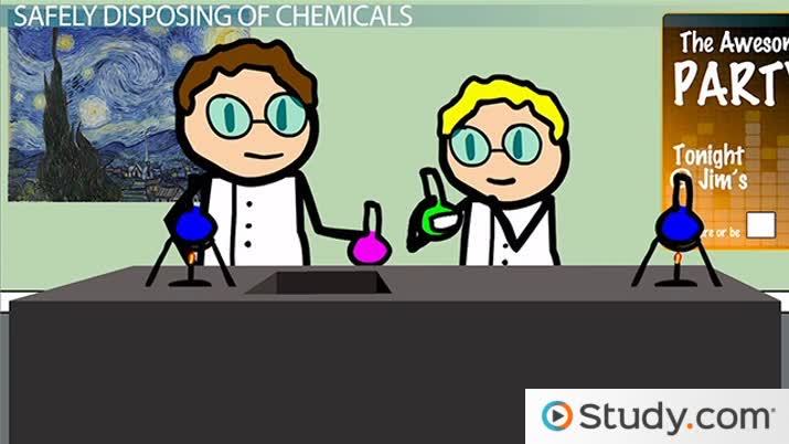 Safe Chemical Storage, Use & Disposal - Lesson | Study.com