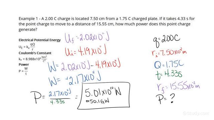 How to Determine the Power Generated by Moving Charged Objects ...