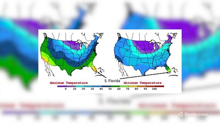 Isotherms Definition, Maps & Types - Video | Study.com