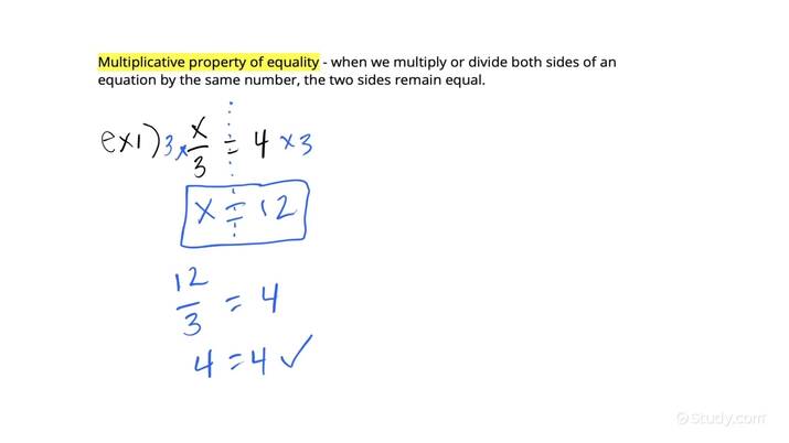 Identifying Solutions to a 1-step Linear Equation Using the ...