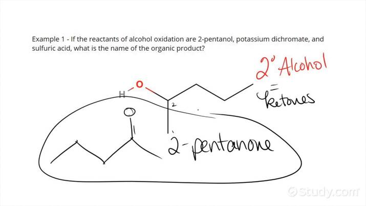 How to Predict the Products of Alcohol Oxidation | Chemistry | Study.com