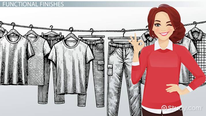 Textile Finishing | Definition, Types & Examples - Video | Study.com