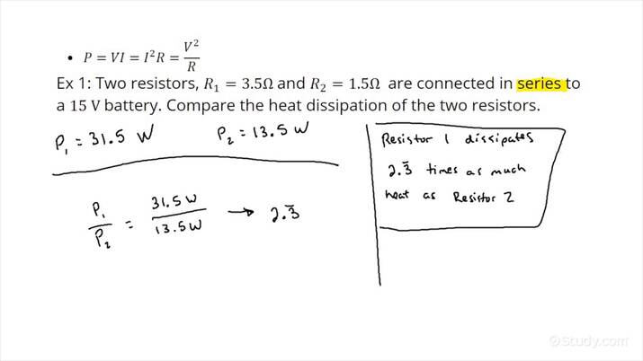 How to Quantitatively Compare the Relative Dissipation of Heat for Two ...