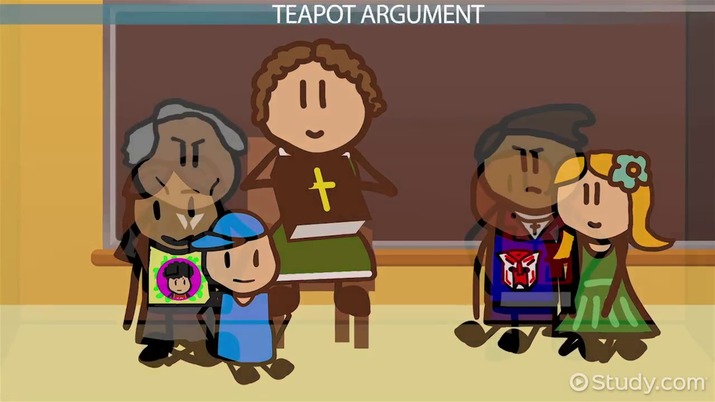 Bertrand Russell's ~'Teapot~' Argument - Lesson | Study.com
