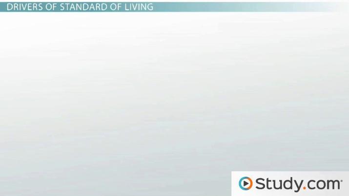 How Real GDP per Capita Affects the Standard of Living - Video | Study.com