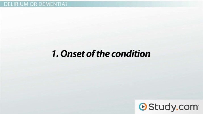 What Is Delirium? - Definition, Causes & Treatment - Video | Study.com