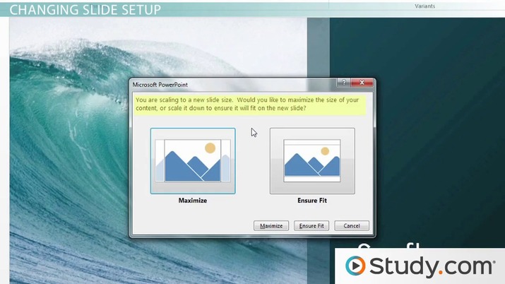How to Change Page Setup and Grayscale Options - Lesson | Study.com
