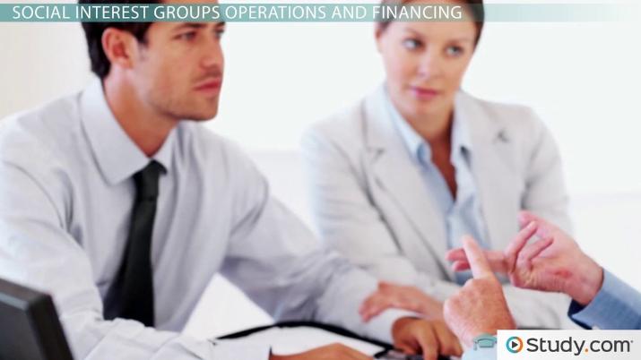 Social vs. Business Interest Groups: Operations & Financing - Video ...