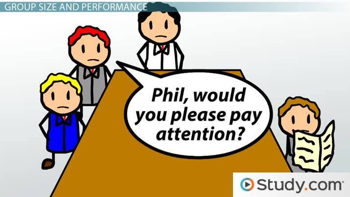 How Size Affects Group Performance - Lesson | Study.com