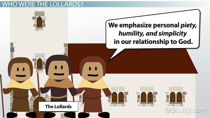 Lollards in England | History, Religion & Movement - Lesson | Study.com