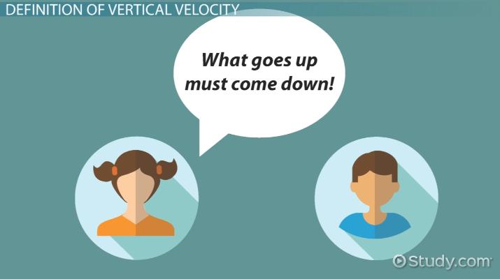 Vertical Velocity Definition, Formula & Examples - Video | Study.com