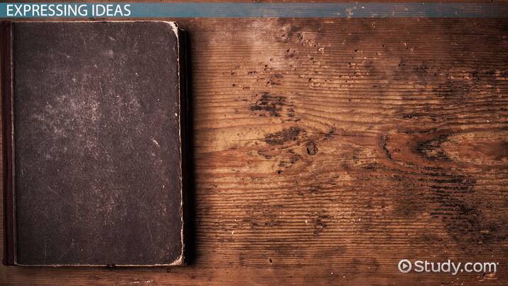 Literature as a Form of Expression - Lesson | Study.com