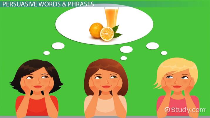 Persuasive Words & Phrases in Writing | Purpose & Examples - Lesson ...