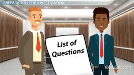 Workplace Investigations: Definition, Steps & Examples - Video & Lesson ...