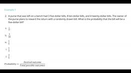 Quiz & Worksheet - Probability | Study.com ACT& Test Prep | Study.com